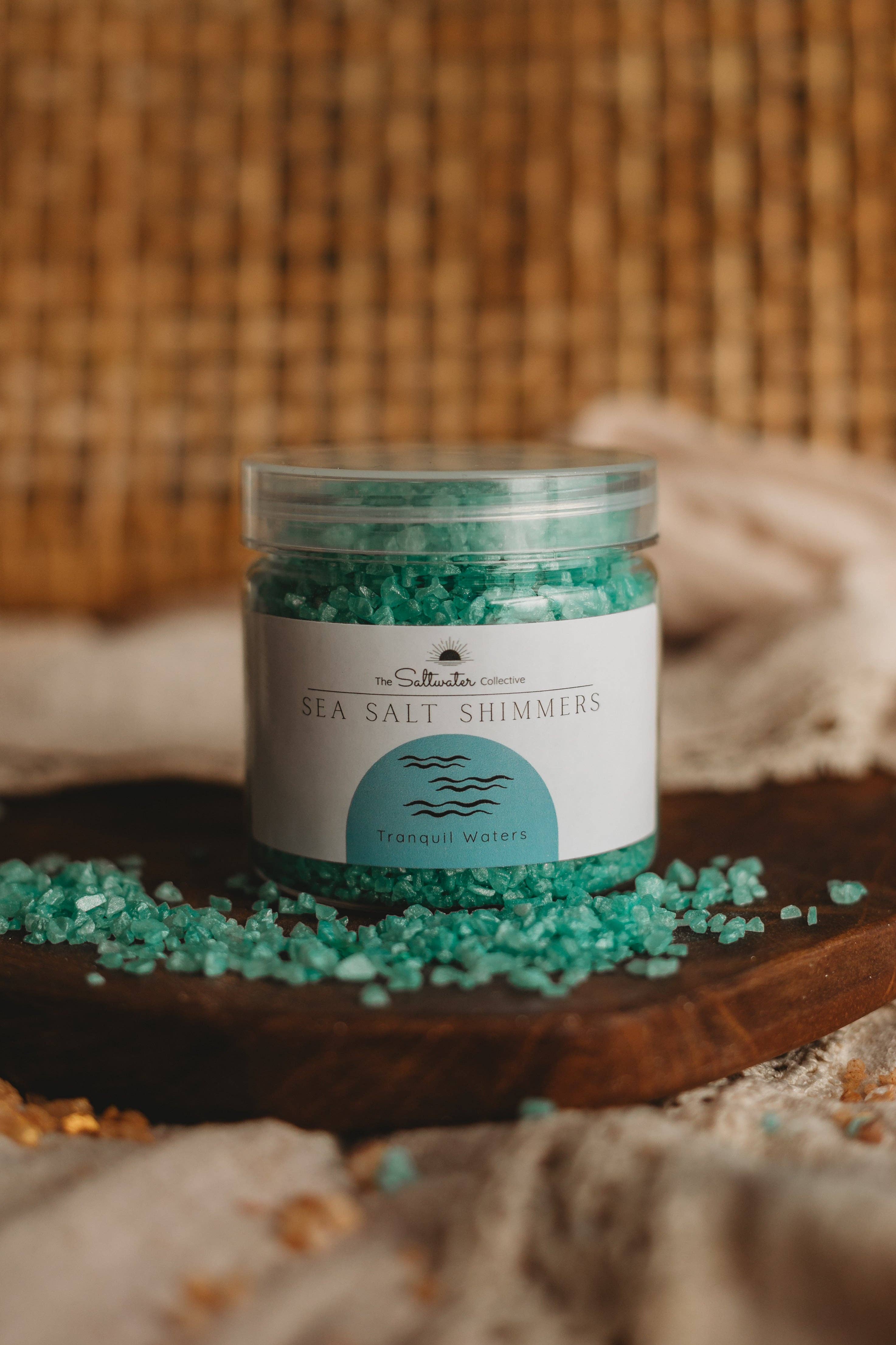 The Saltwater Collective - Sea Salt Shimmers 200g - Tranquil Waters ...